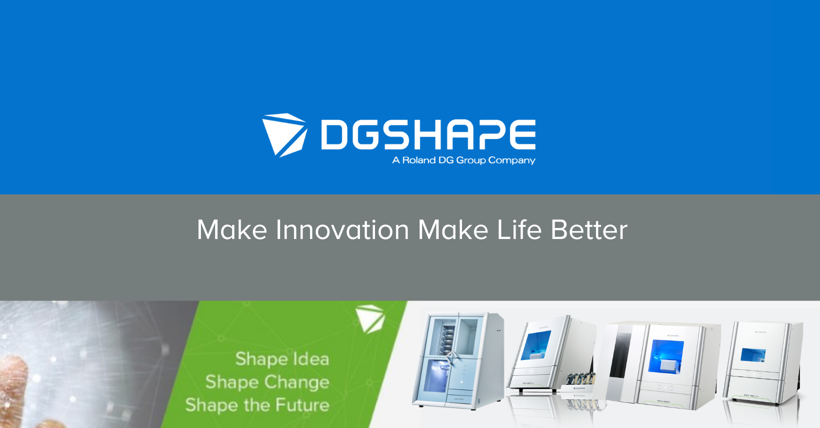 HOMEPAGE - DGSHAPE - Dental Milling Machine